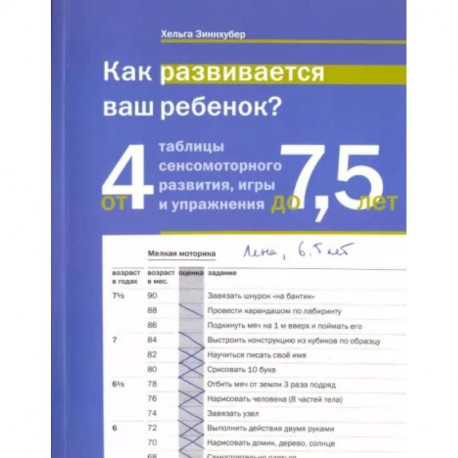 Как развивается ваш ребенок? Таблицы сенсо-моторного развития, игры и ...